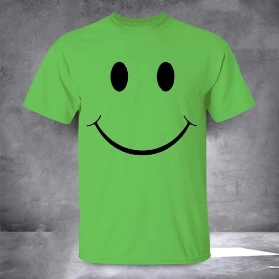 Green Shirt Guy Wwegreen Shirt Guy Wwe Smiley Face Etsy