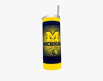 Michigan Wolverines Tumbler - Etsy
