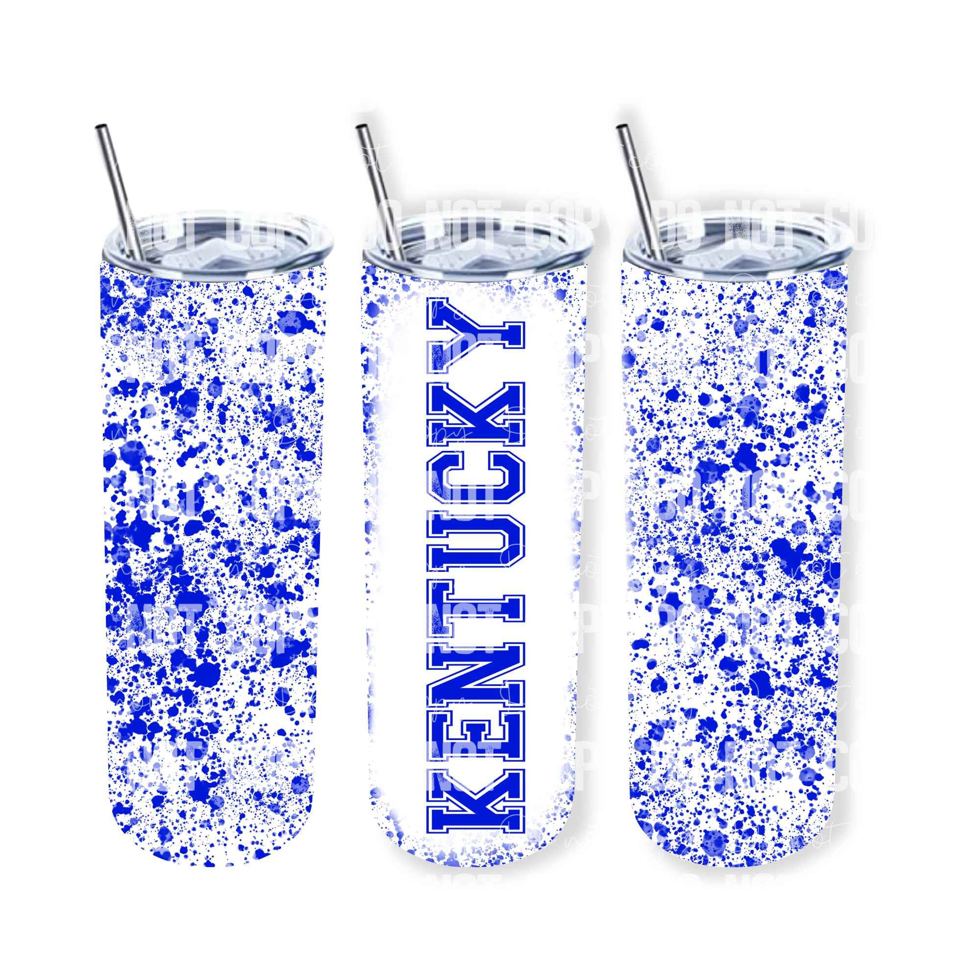 Blue Kentucky Tumbler Wrap PNG - Etsy