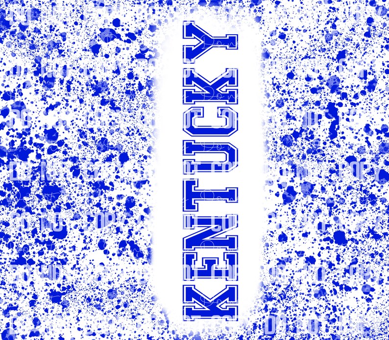 Blue Kentucky Tumbler Wrap PNG - Etsy