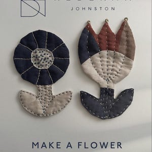 Make A Flower Mini Quilt PDF Download and Video Workshop - Etsy