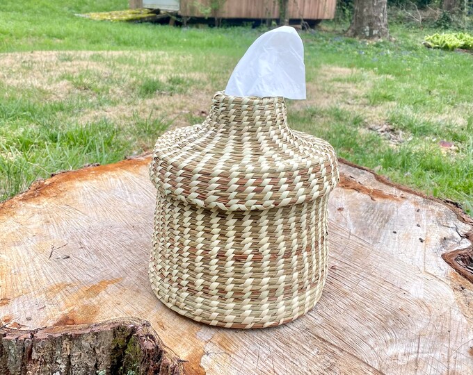 Sweetgrass Tissue Box Holder - Etsy