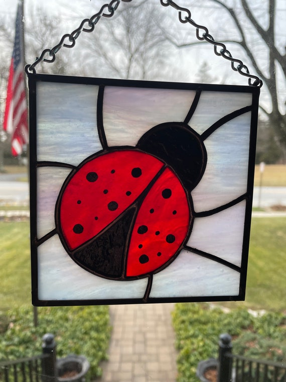 Ladybug Oversized Suncatcher - Etsy