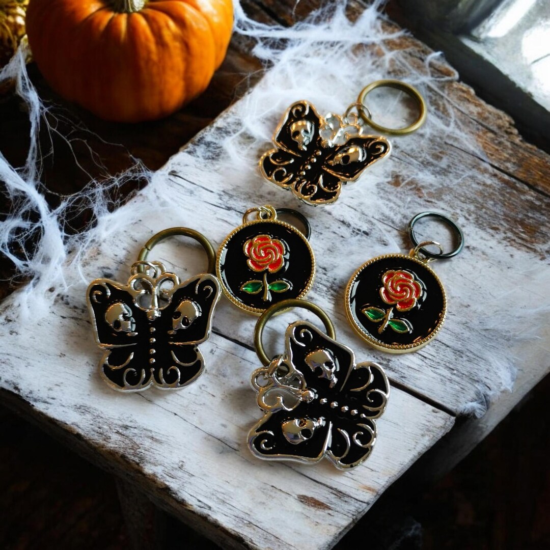 Goth Stitch Marker | 2 Styles and Sizes to Choose From | Knitter's ...