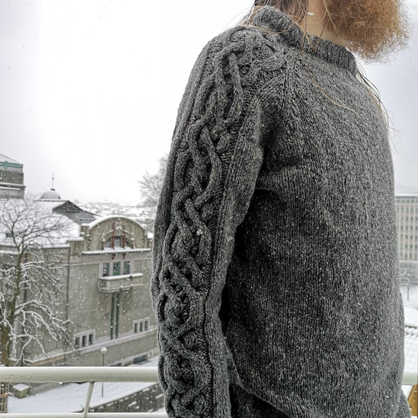 Viking Wool Sweater - Etsy