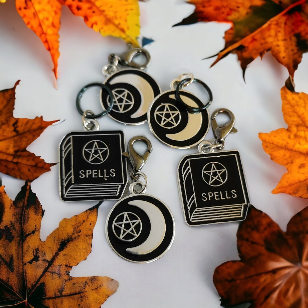 Stitch Marker, Knit or Crochet | Wicca Style - Etsy
