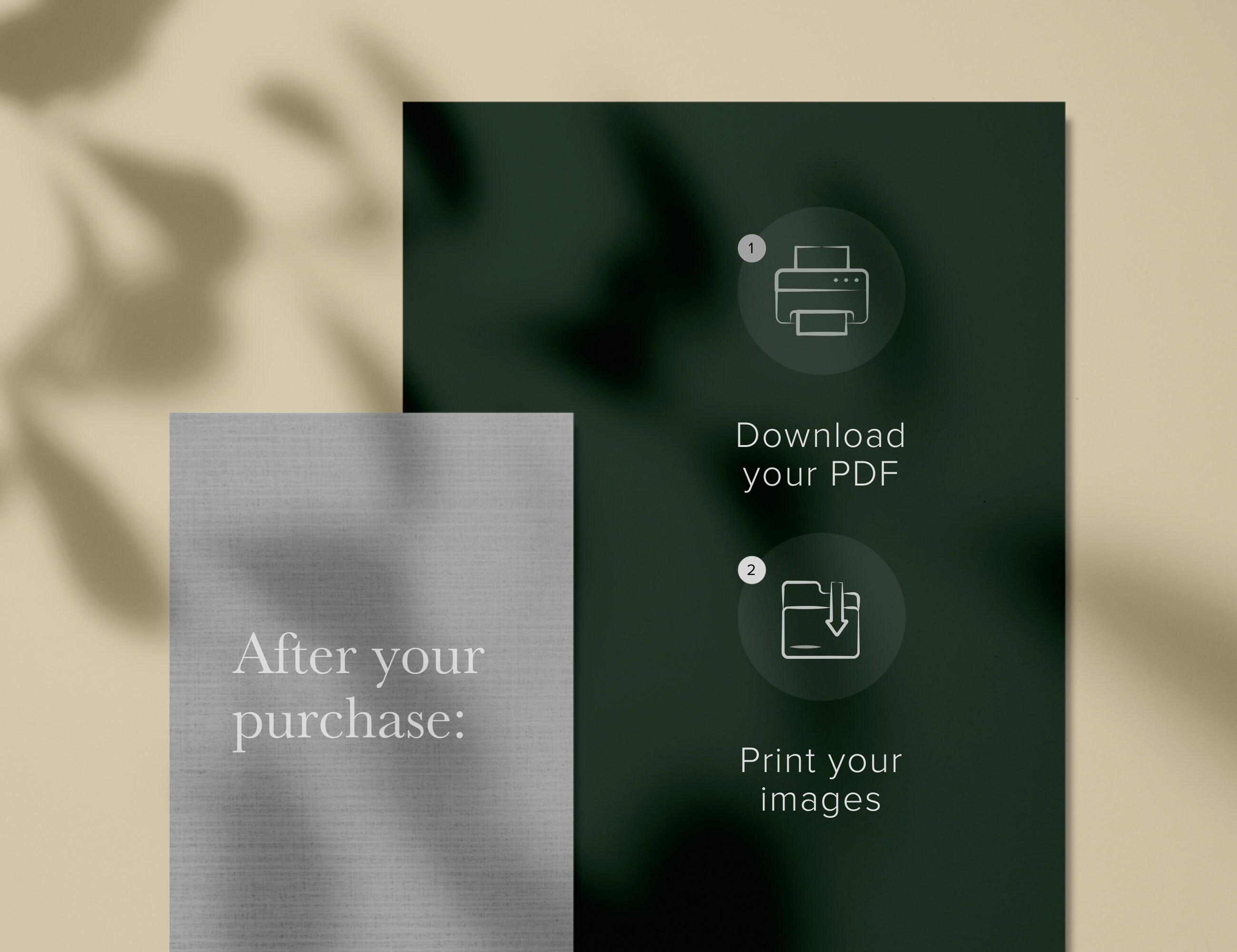 Vintage Foraging Printable Art • 3 Digital Matte Colors • Dark ...