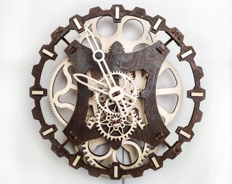 Wooden Clock Kit - Etsy