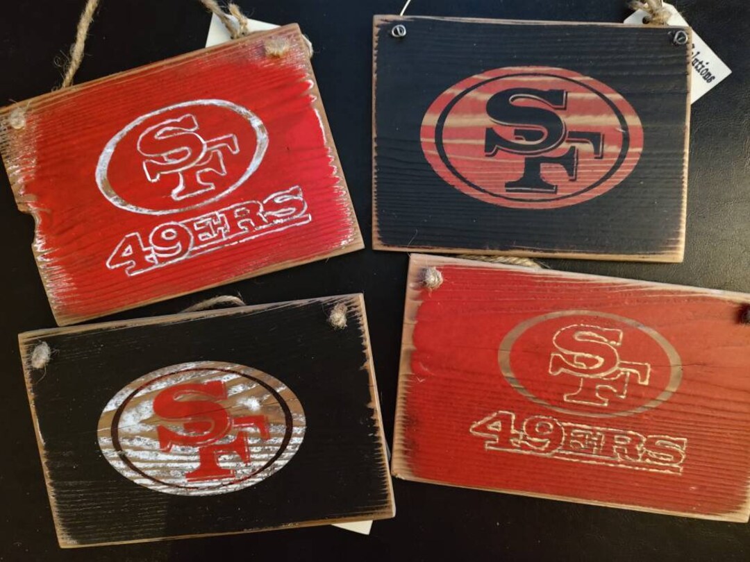 San Francisco 49ers Sign on Reclaimed Wood, NFL, Sports Team, Bar Sign ...