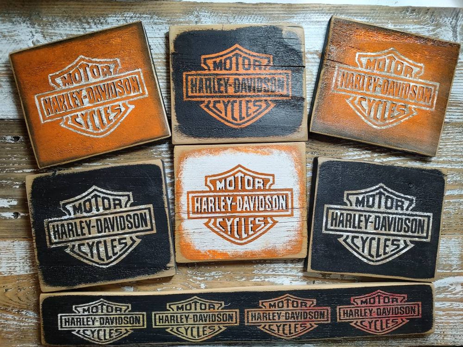 Wood Harley Davidson Motorcycles Signs - Etsy