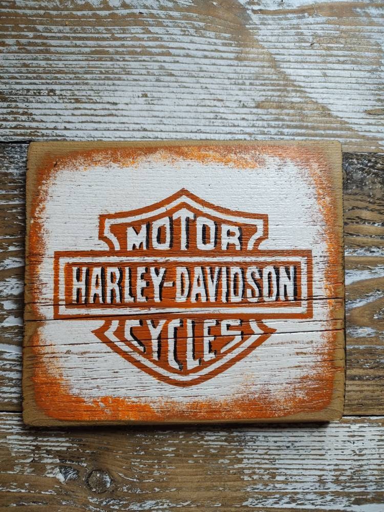 Wood Harley Davidson Motorcycles Signs /mancave/garage/ Motorcycle ...