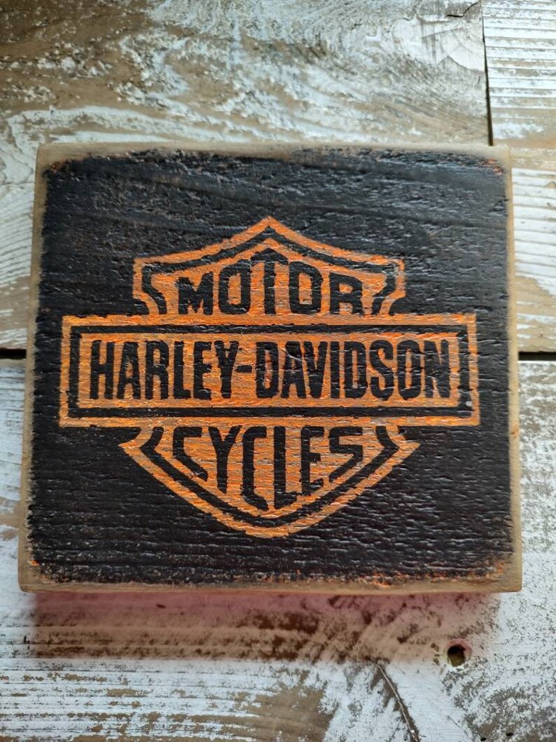 Wood Harley Davidson Motorcycles Signs /mancave/garage/ Motorcycle ...