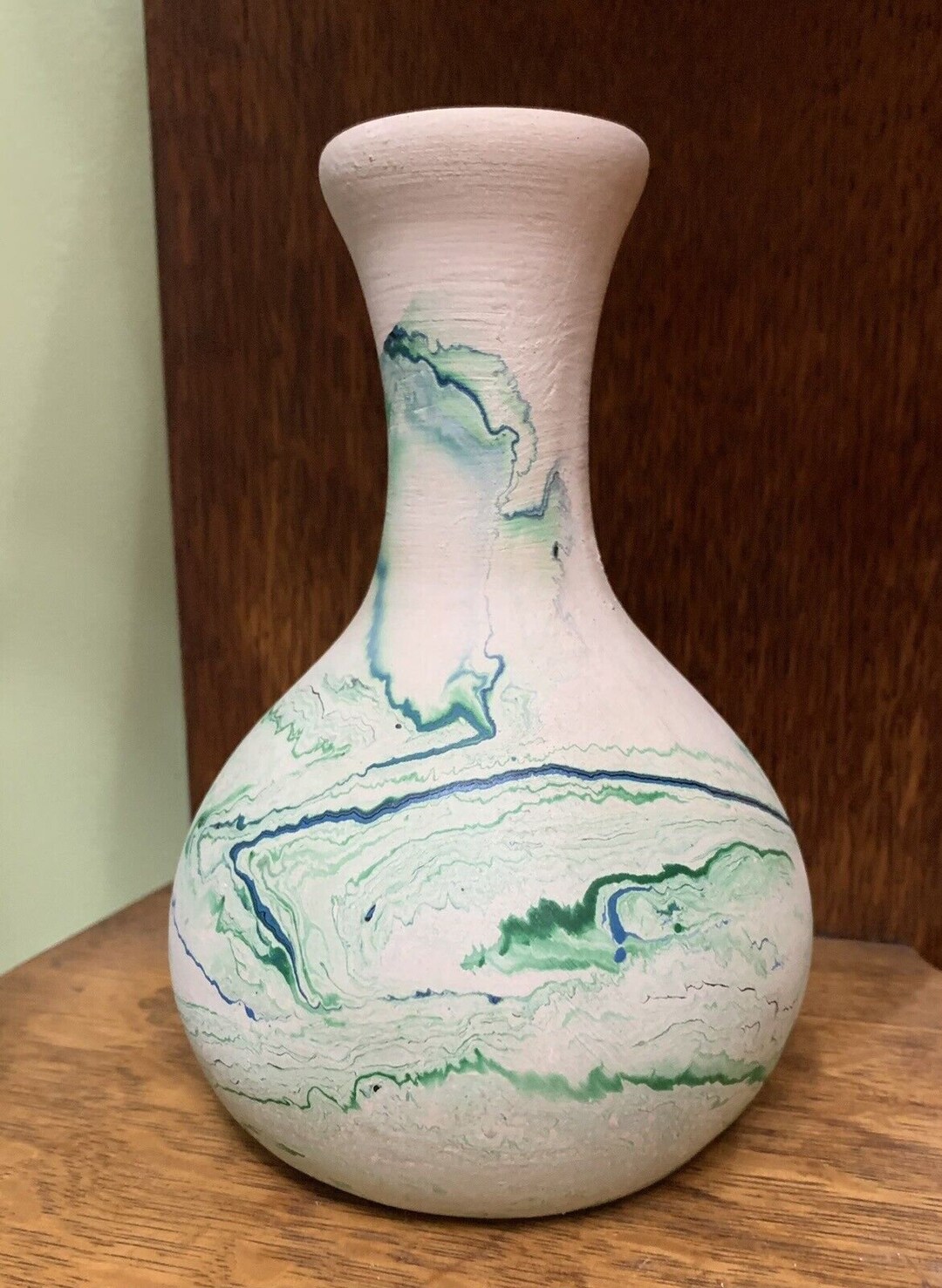 Vintage Nemadji Native Earth Pottery Vase USA SIGNED Ceramics Studio ...
