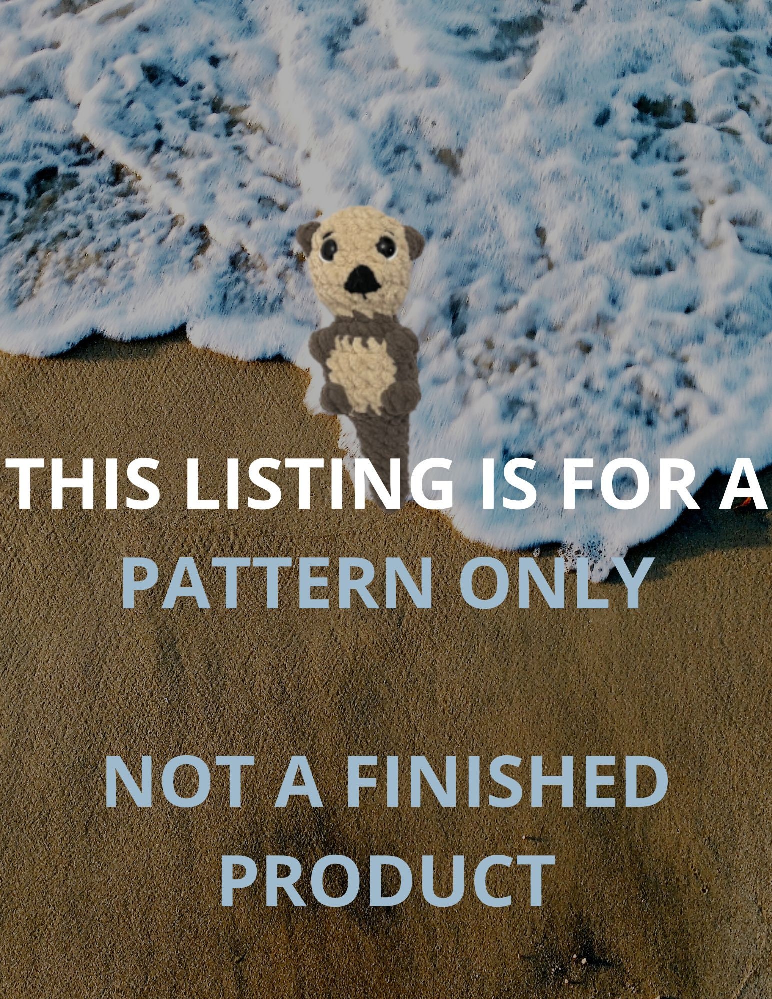 Otto the Otter, No Sew Baby Otter Pattern, Crochet Pattern, Easy ...