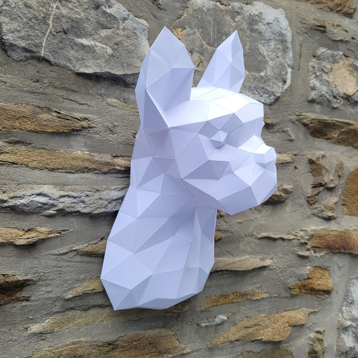 3D Papercraft French Bulldog. Build Your Own Paper Sculpture - Etsy