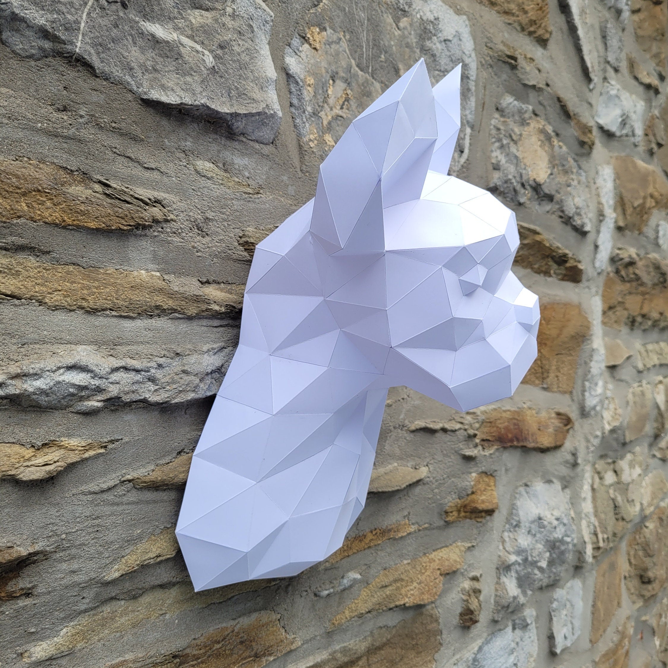 3D Papercraft French Bulldog. Build Your Own Paper Sculpture - Etsy