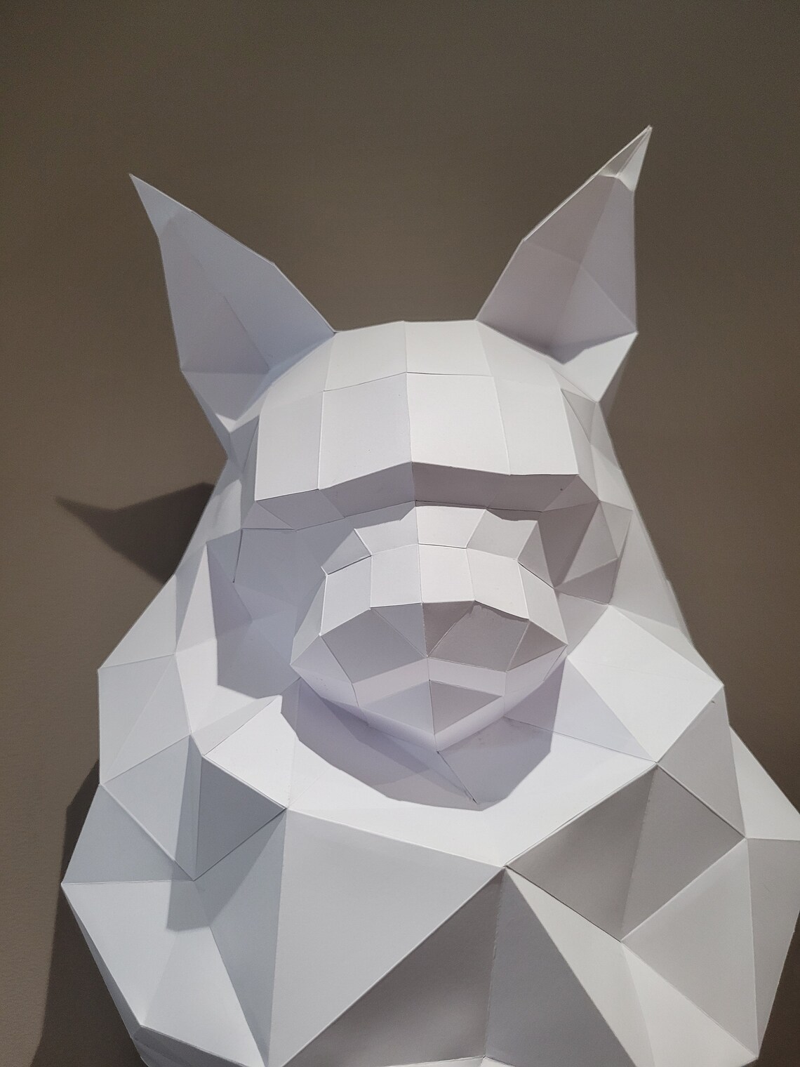 Maine Coon in 3D Papercraft. Build Your Own Paper Sculpture From a PDF ...