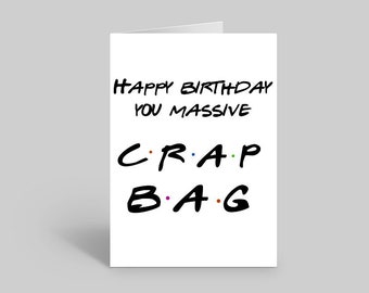 Crap Birthday Card | Etsy