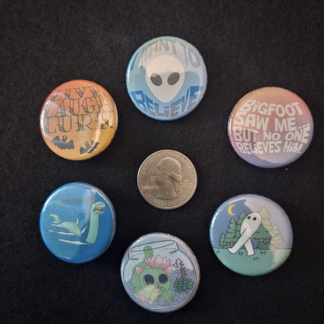 Cryptid Style - Pinback Button 1.25" - Etsy