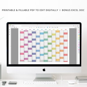 2024-2025 Academic Year Calendar PDF | Printable / Editable ...