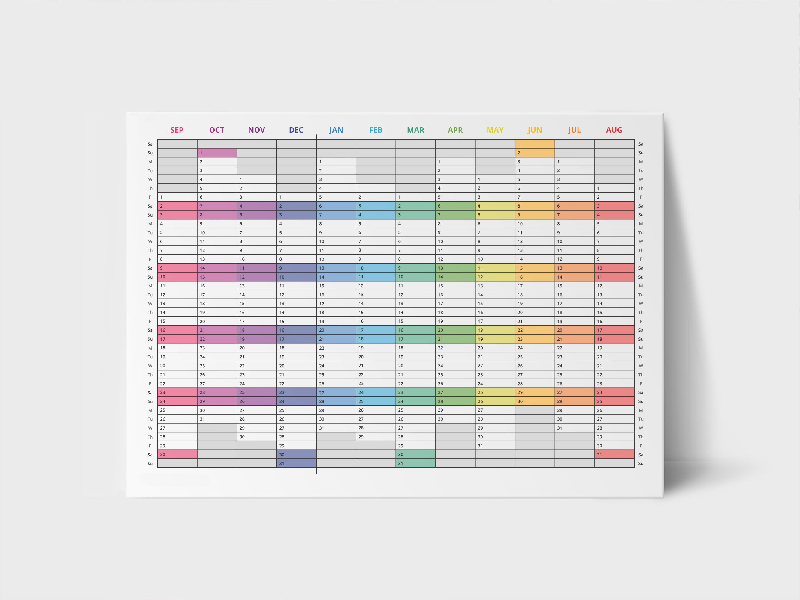 2025 Year Planner PDF and Excel Doc | Printable / Editable ...