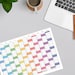 2025 Year Calendar: Rainbow Printable, A4 A3 US Letter (digital ...