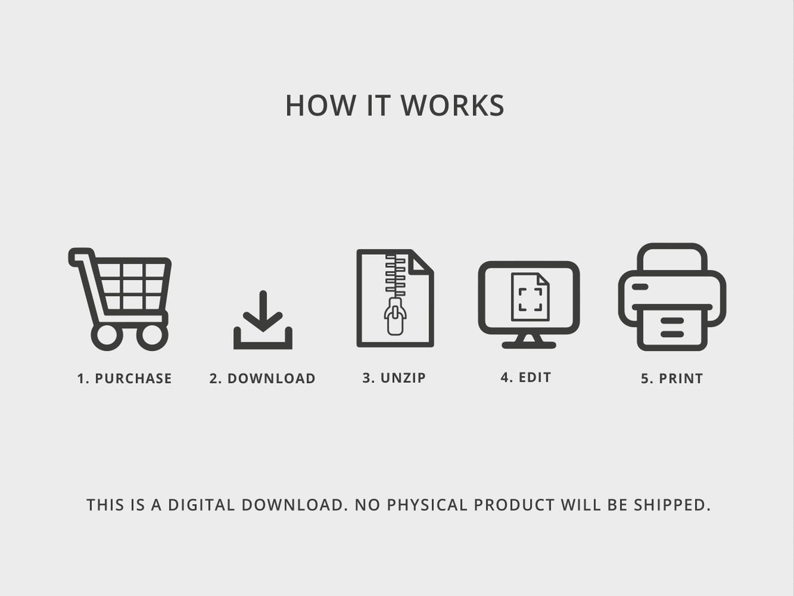 2023-2024 Academic Year Calendar PDF Printable / Editable Minimalistic ...