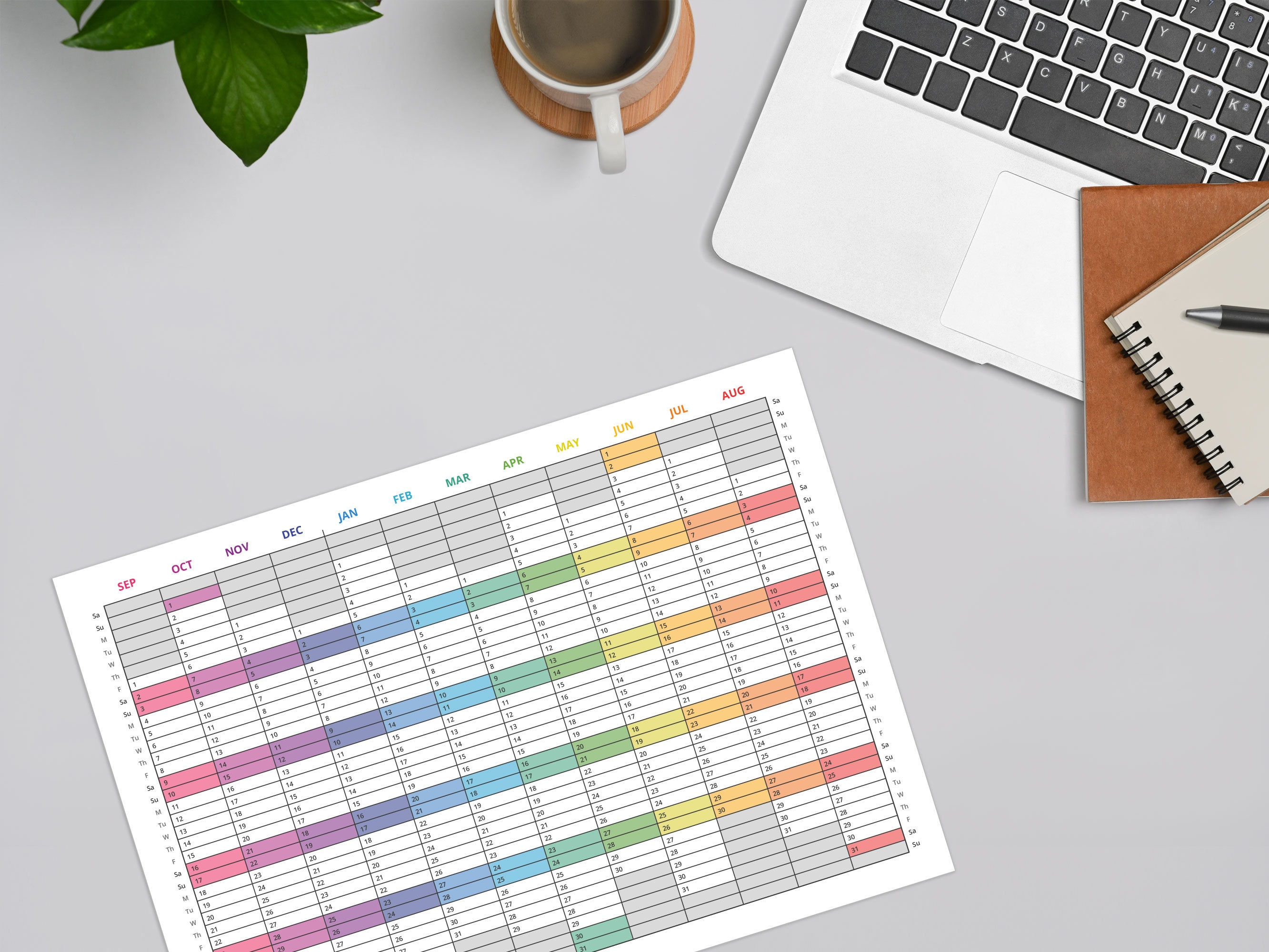 2024-2025 Academic Year Planner PDF | Printable / Editable ...