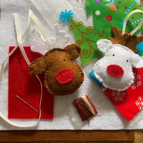 Felt Reindeer - Etsy