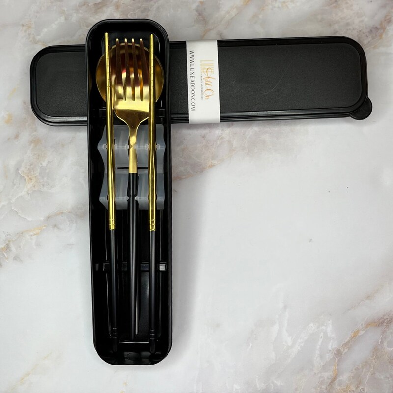 Travel Spoon Fork Set - Etsy