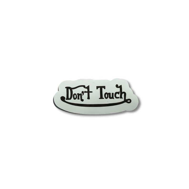 Don't Touch Sticker Bold Warning Labels for Personal Items, Laptops ...