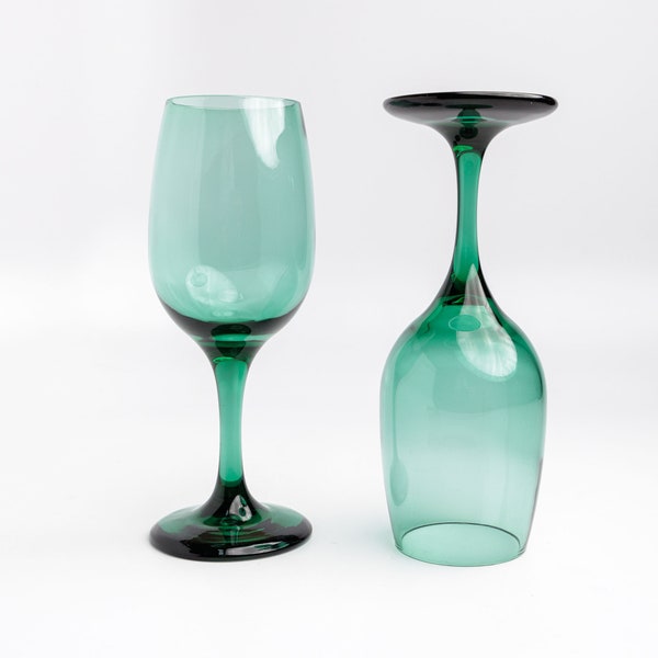 Green Stemware - Etsy