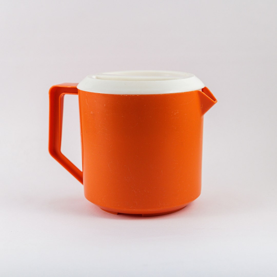 Orange Rubbermaid Pitcher. 1970s Plastic Housewares. - Etsy