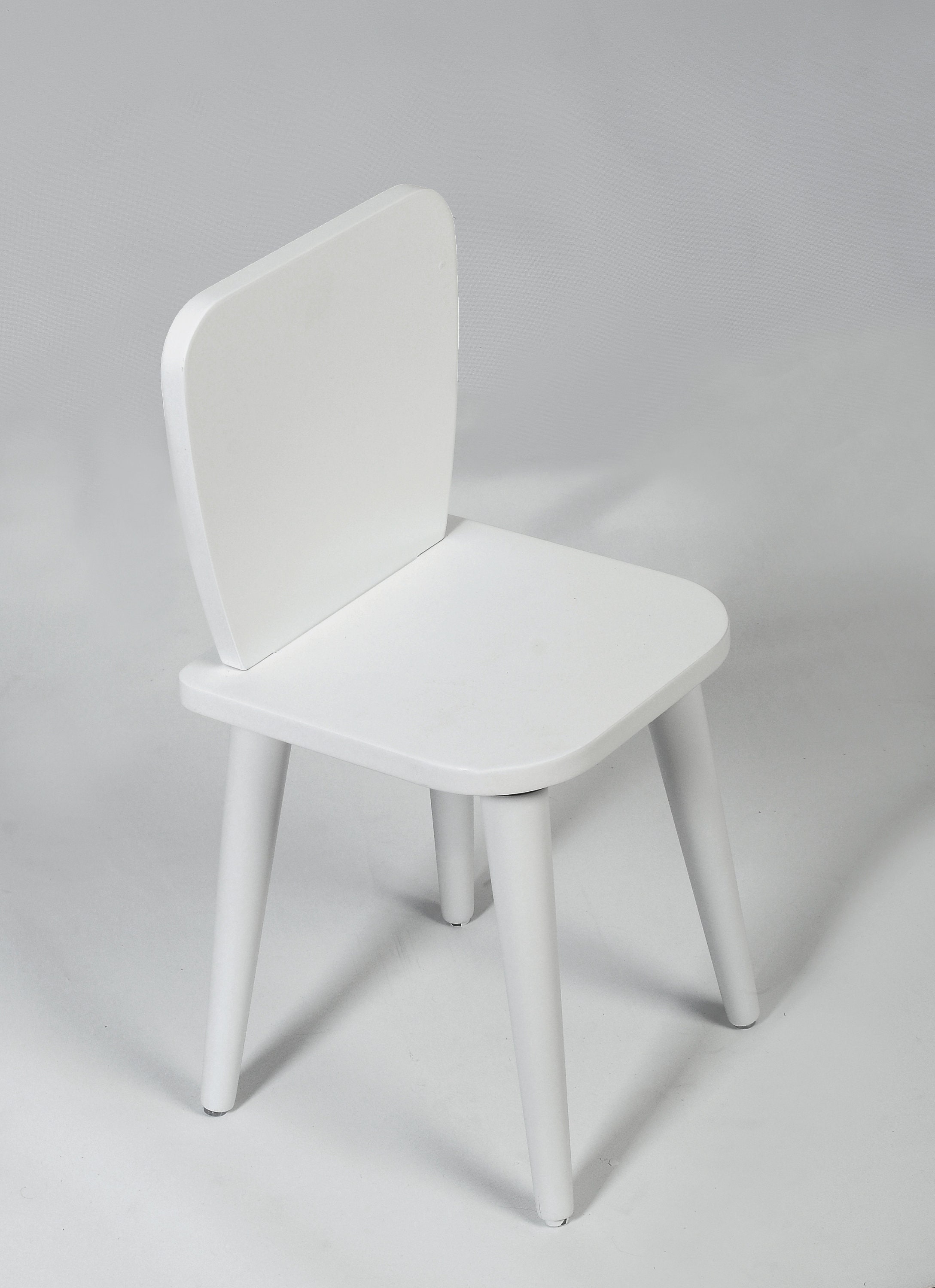 Personalized Kids Naturel White Chairs, Children's Wooden Chair, Bear ...