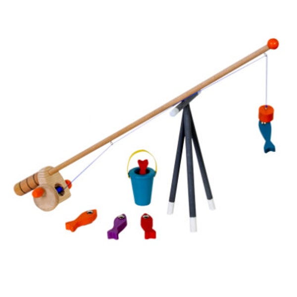 Wooden Toy Fishing - Etsy