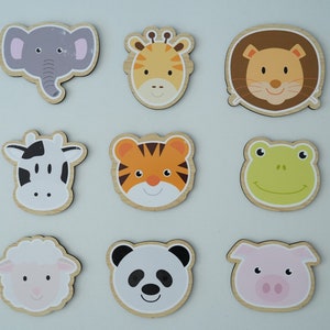 ANIMALS Montessori Learning Activity Sensory Flisat Bins Only Wooden ...