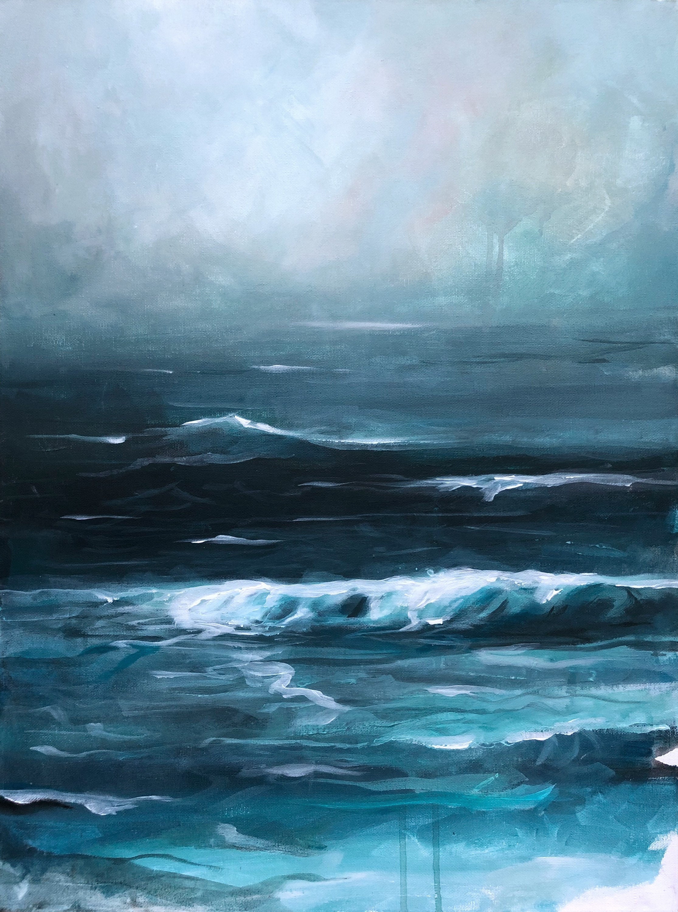 Ocean Waves - A3 Art Print - Etsy