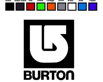 Burton Sticker | Etsy