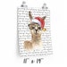 Merry Christmas Llama Art Print Christmas Wall Decor Simply Cheerful ...