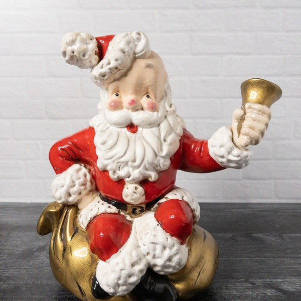 Ceramic Santa - Etsy