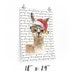 Merry Christmas Llama Art Print | Christmas Wall Decor | Simply ...