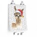 Merry Christmas Llama Art Print Christmas Wall Decor Simply Cheerful ...