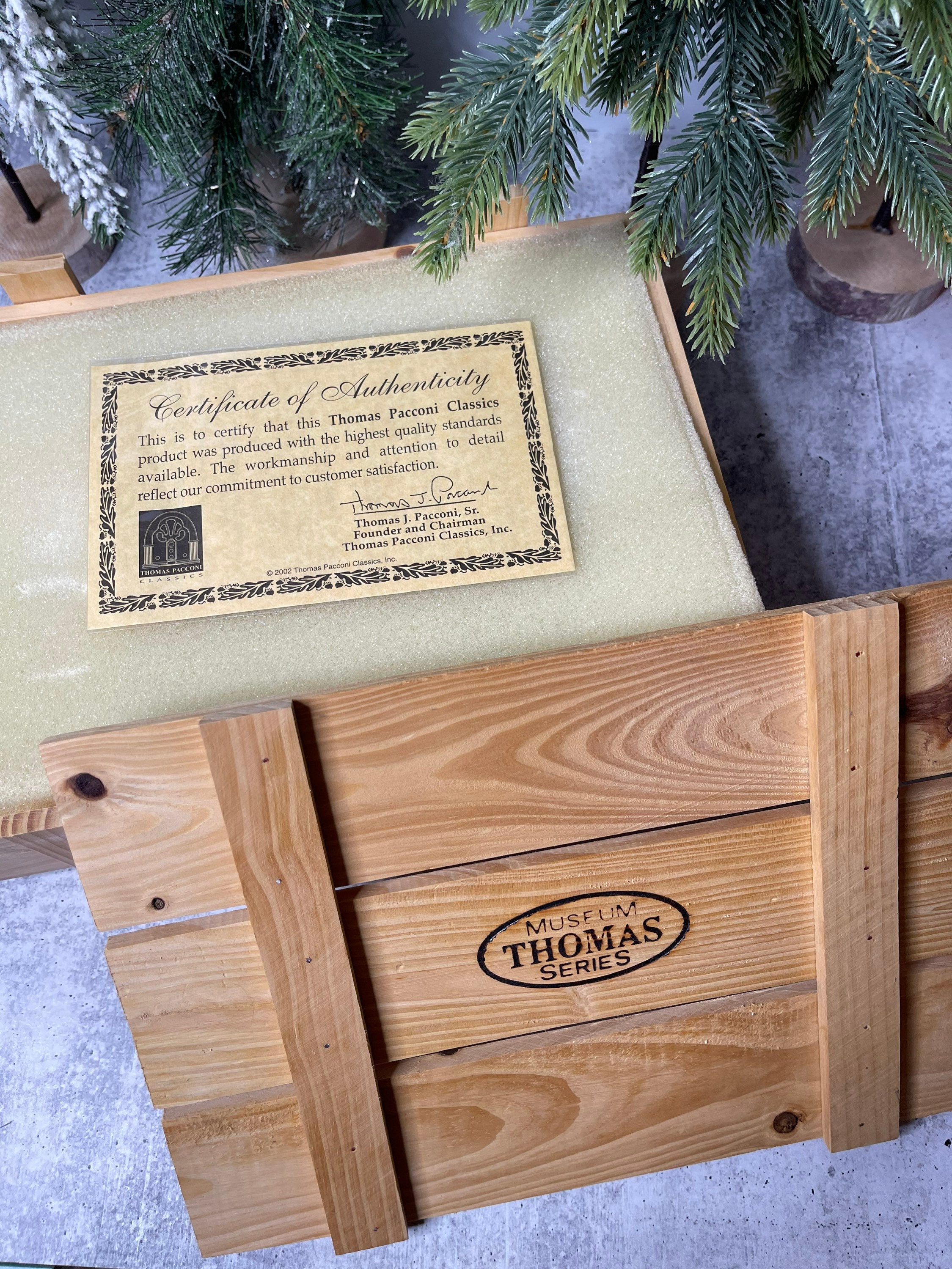 Thomas Pacconi Museum Series Christmas Ornaments Large 7inch Blown ...