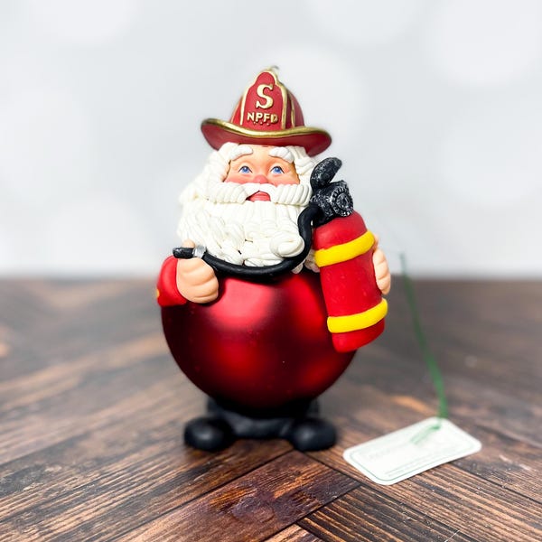Fireman Santa - Etsy