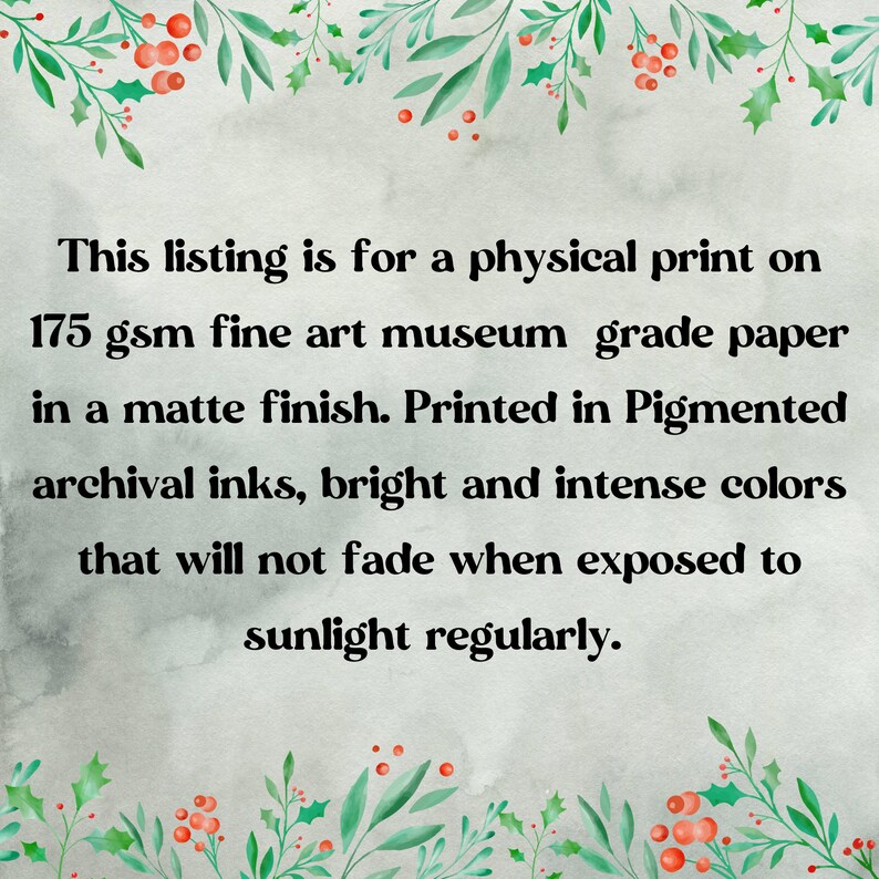 And to All a Goodnight Wall Art Print Christmas Home Decor - Etsy