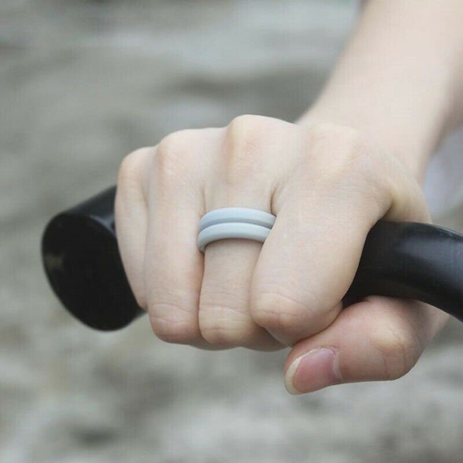 Silicone Ring Band Rubber Men Women Flexible Clothes Jewellery - Etsy UK