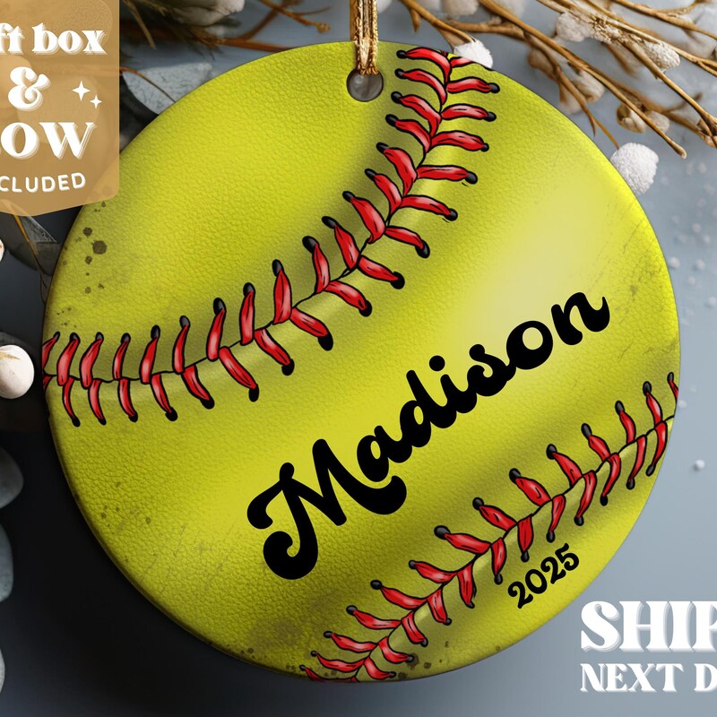 Softball Christmas - Etsy