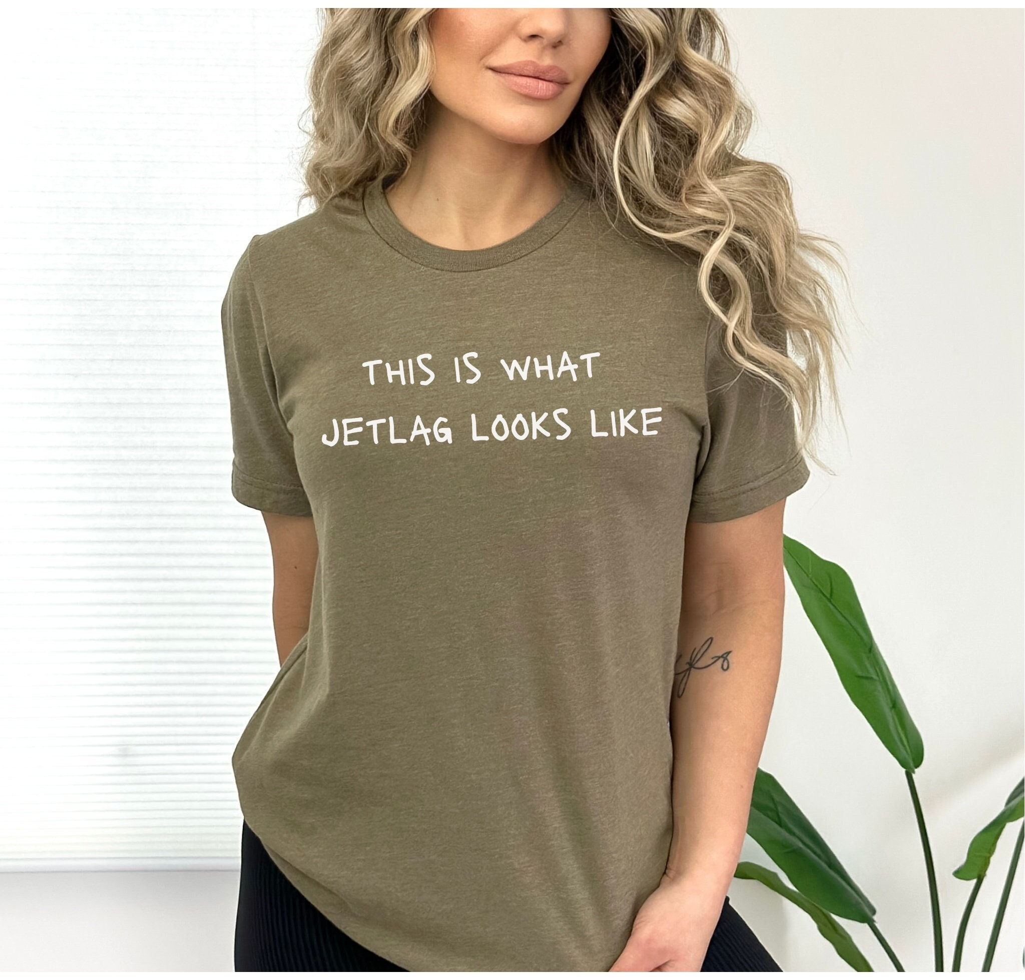 Travel T-shirt This is What Jetlag Looks Like Unisex Men and Women's ...