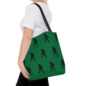 Bigfoot Tote Bag | Sasquatch | Bigfoot Gift | Funny Tote Bag | Outdoors ...