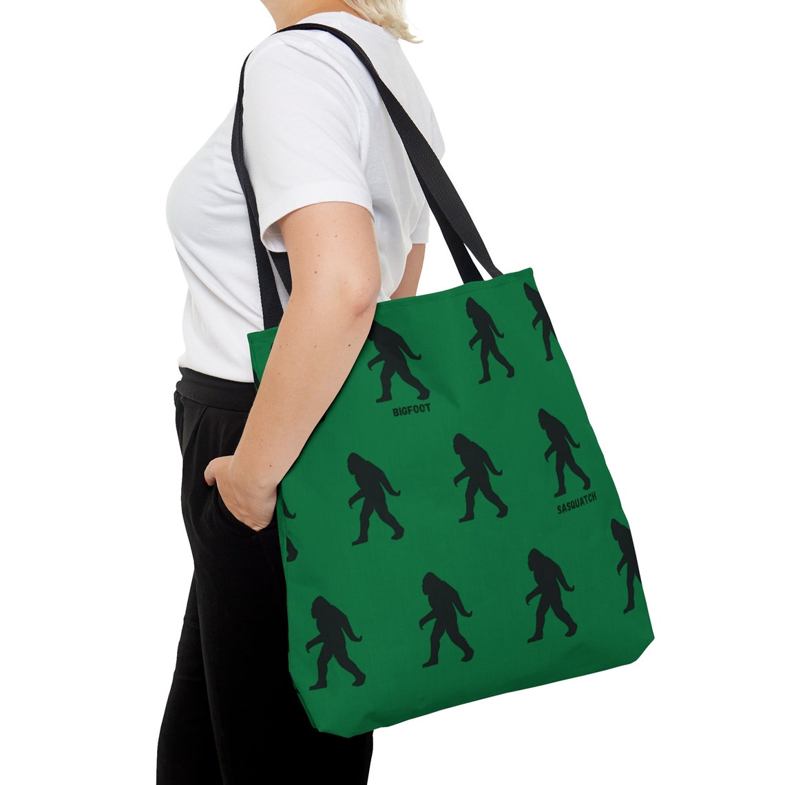 Bigfoot Tote Bag | Sasquatch | Bigfoot Gift | Funny Tote Bag | Outdoors ...